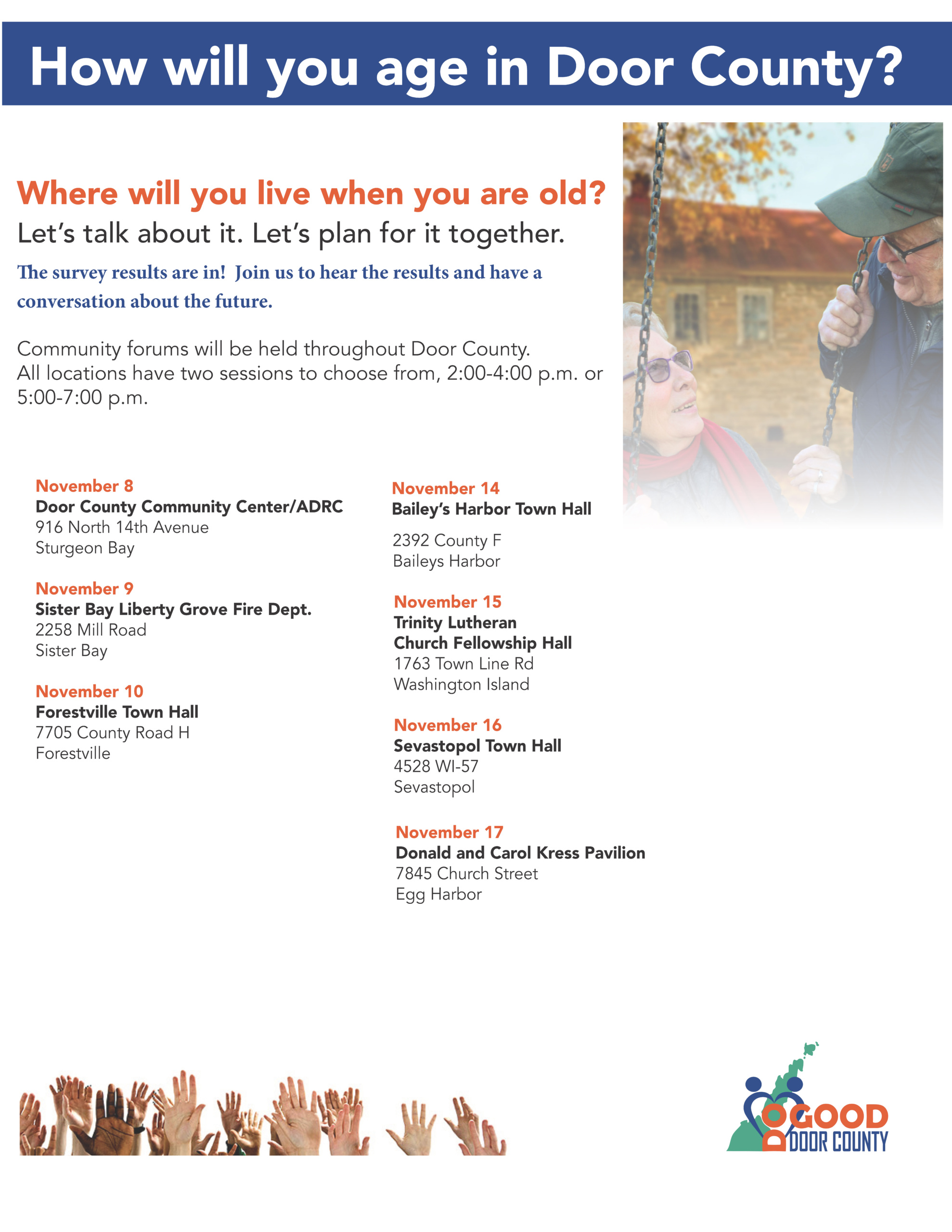 The results are in! – Do Good Door County